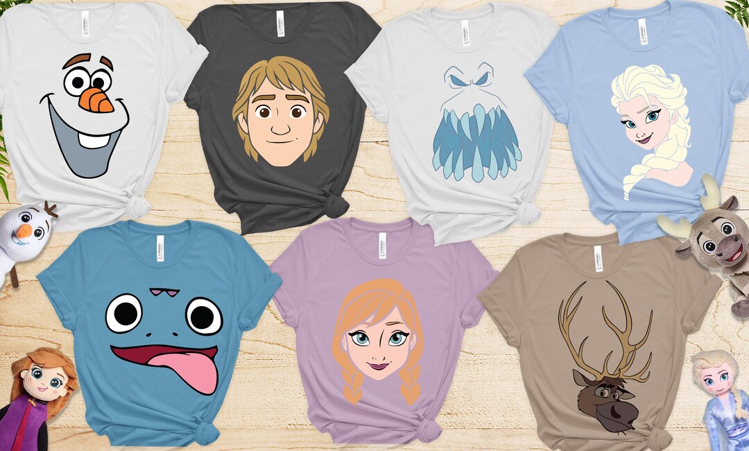 Disney Frozen Marshmallow Face Costume T-shirt, Marshmallow Halloween ...