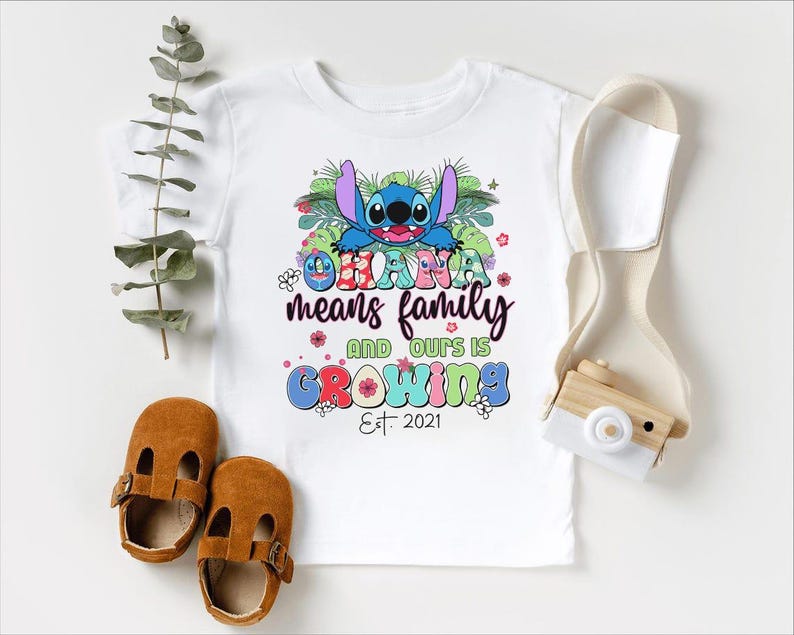 Personalized Lilo & Stitch Ohana Means Family Baby Onesie Shirt, Gifts ...