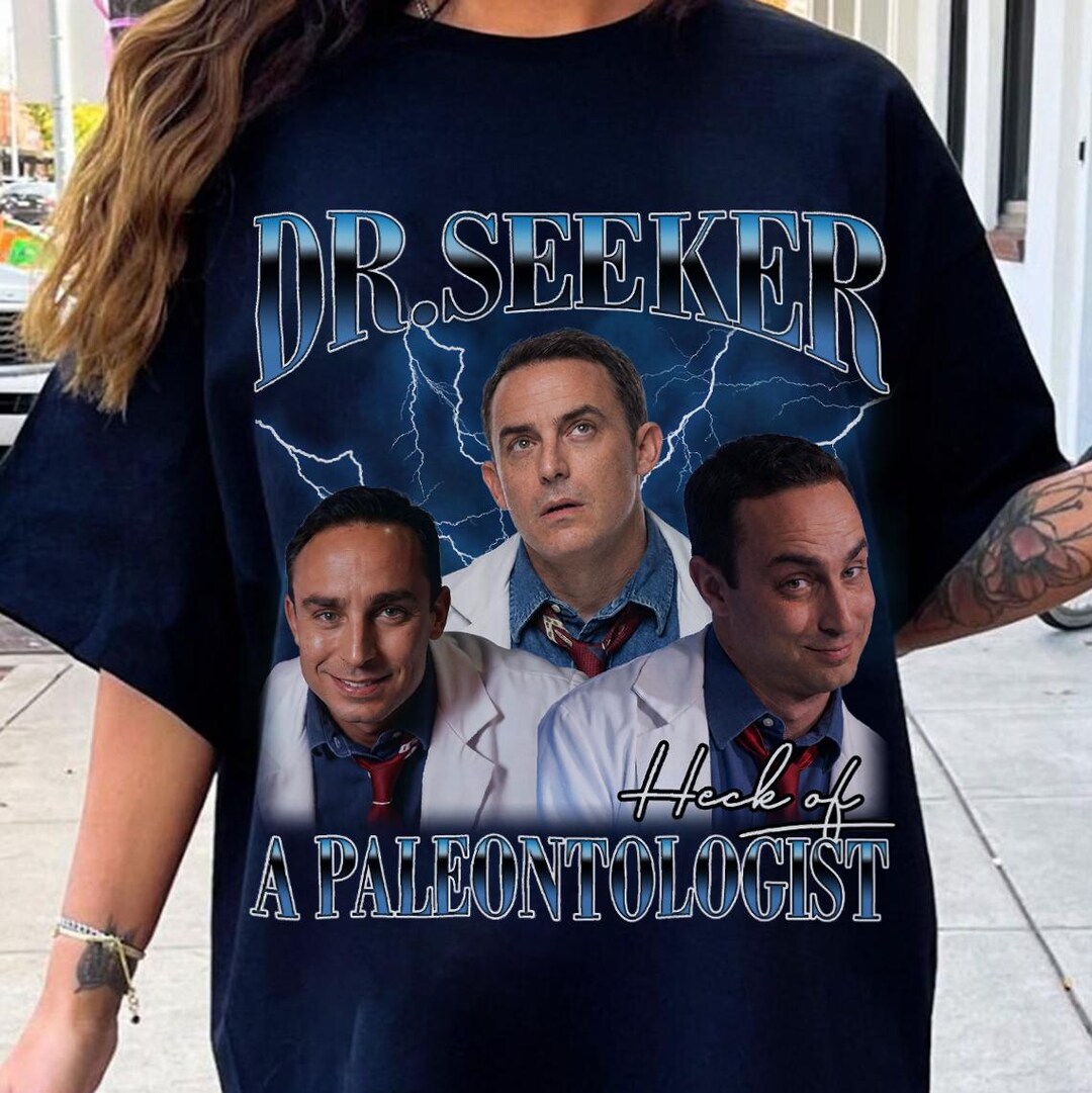 Dr Seeker Heck of a Paleontologist T-shirt, Dr Seeker's Time Rovers ...