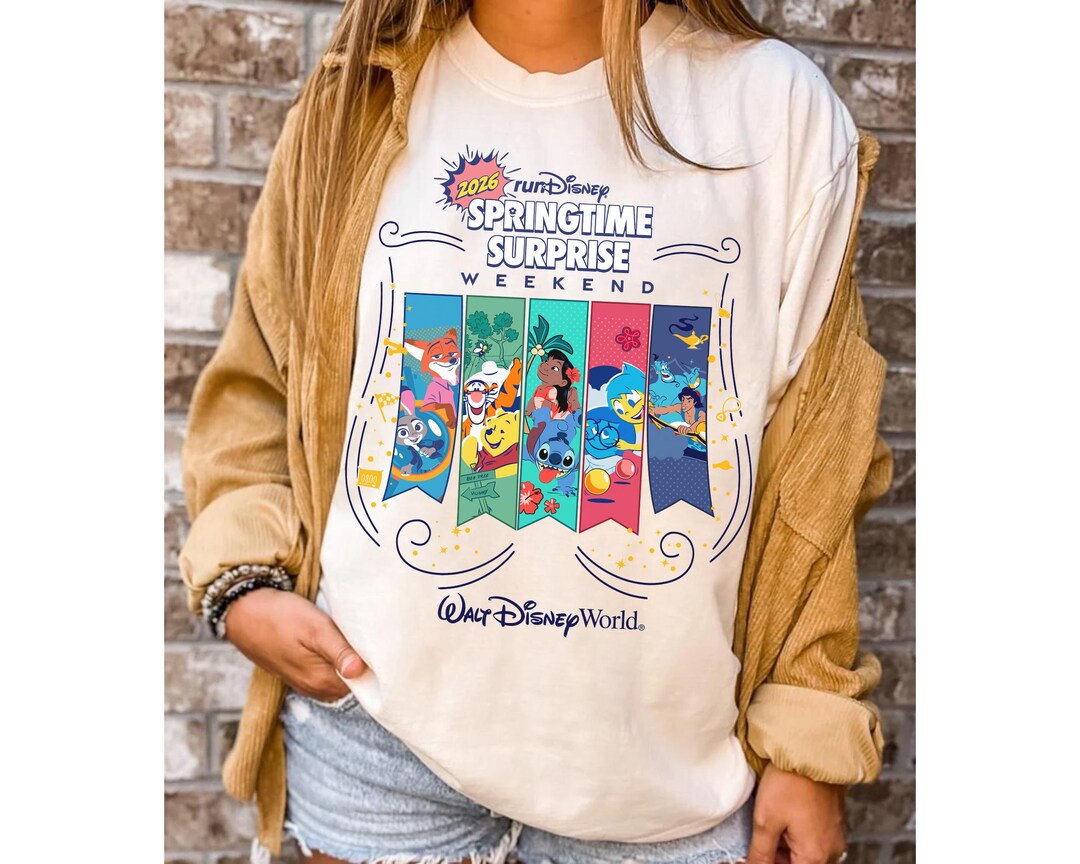 Rundisney Springtime Surprise Weekend 2026 All Race Shirt, Every Mile ...