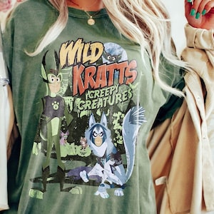 Wild Kratts Creepy Creatures Halloween Shirt, Halloween Matching Family ...