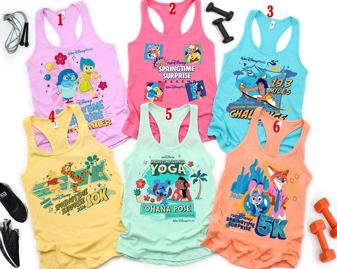 Rundisney Springtime Surprise Weekend All Events Shirt, Every Mile is ...
