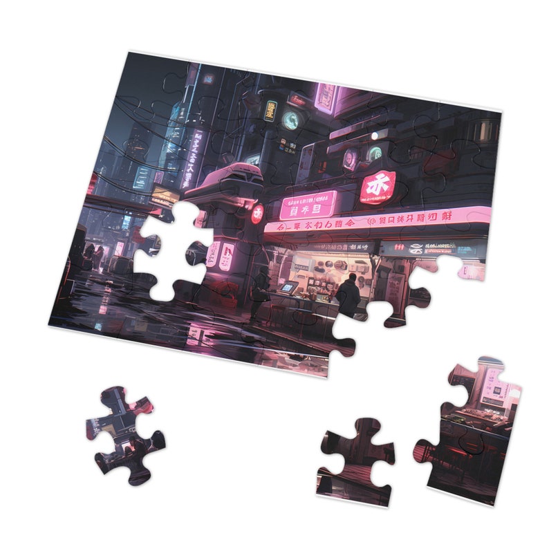 Cybercrime Chronicles: Manga-inspired Jigsaw Puzzle - Etsy