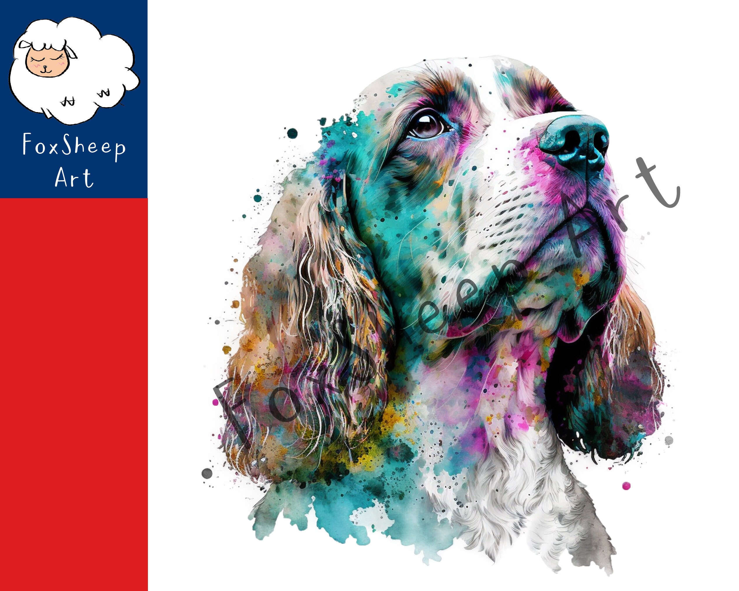 9 English Cocker Spaniel Dog Clipart High-quality PNG Image - Etsy