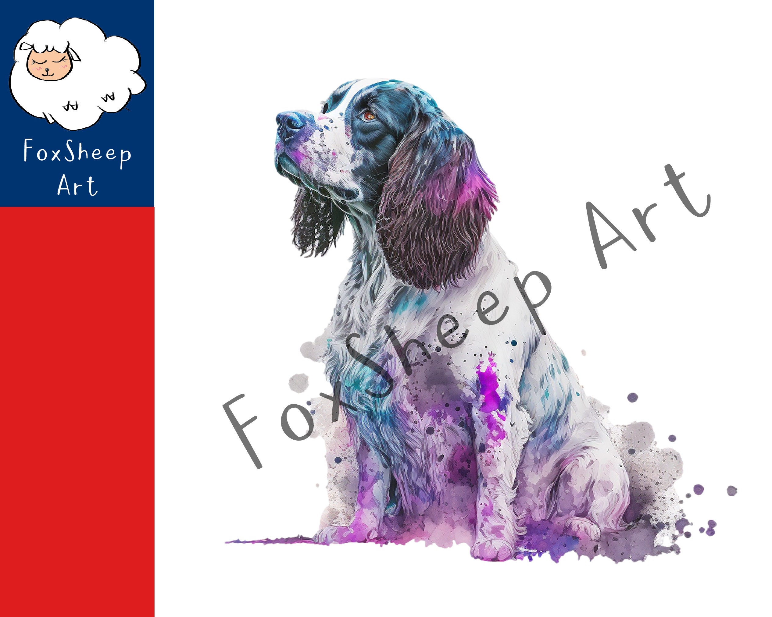 9 English Springer Spaniel Dog Clipart High-quality PNG Image, Print ...