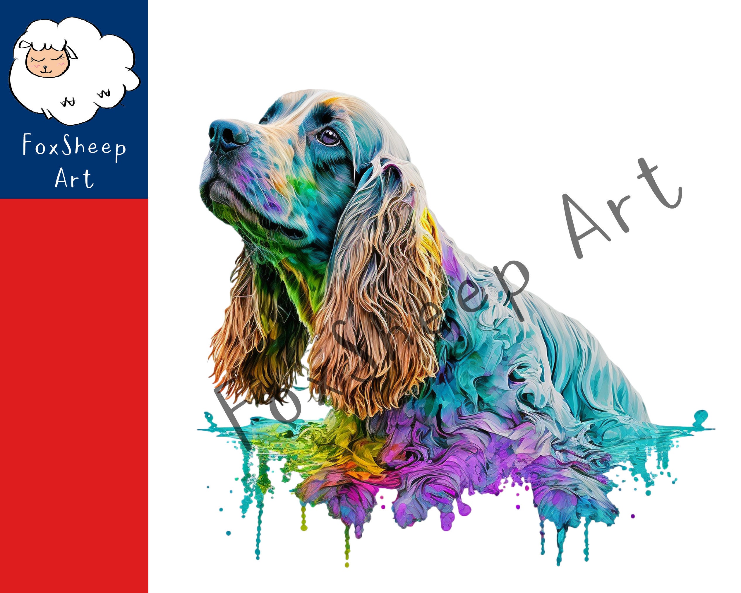 9 English Cocker Spaniel Dog Clipart High-quality PNG Image - Etsy