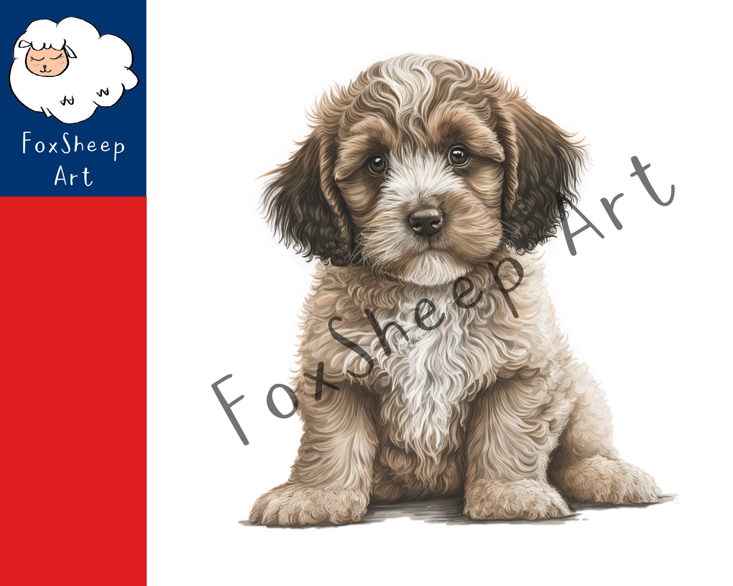 9 Cockapoo Dog Clipart High-quality PNG Image, Print, Paper, Art, Craft ...