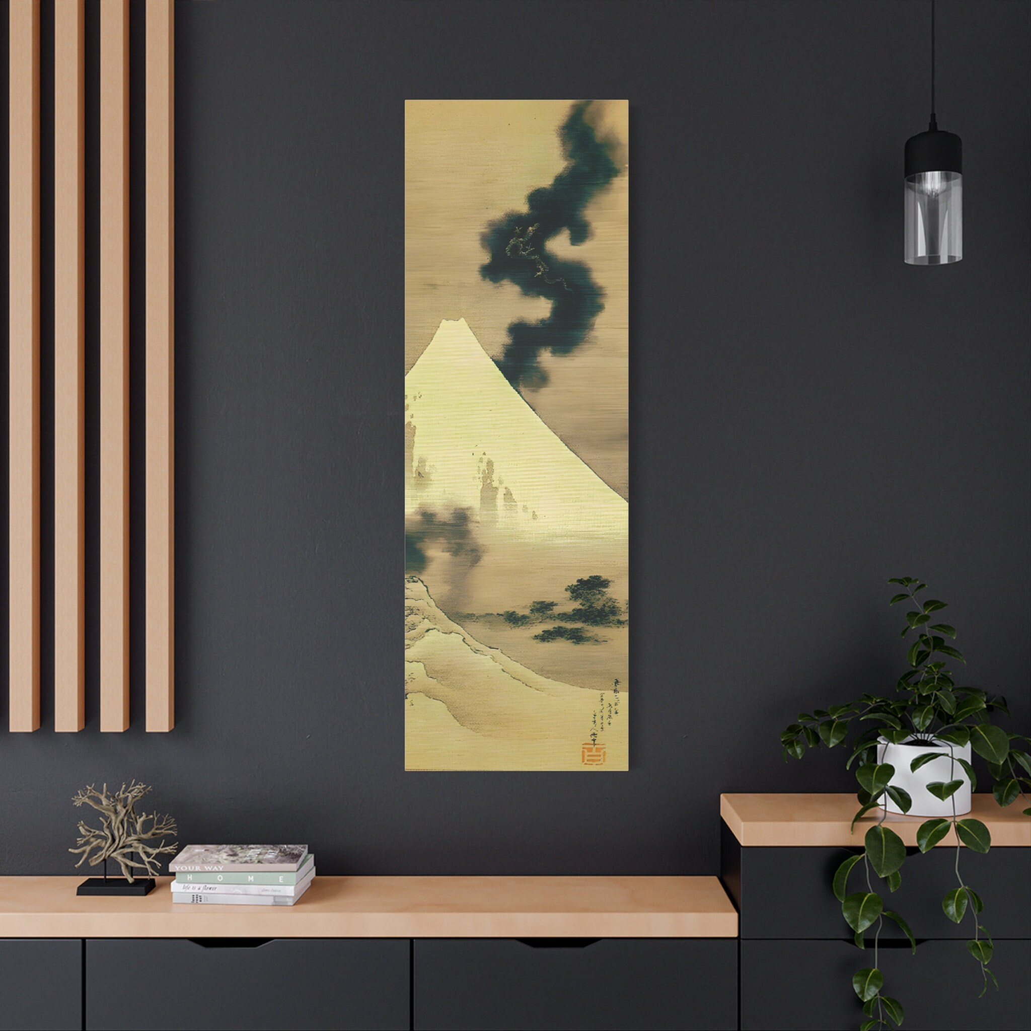 Dragon Flying Over Mount Fuji by Katsushika Hokusai Canvas High-quality ...