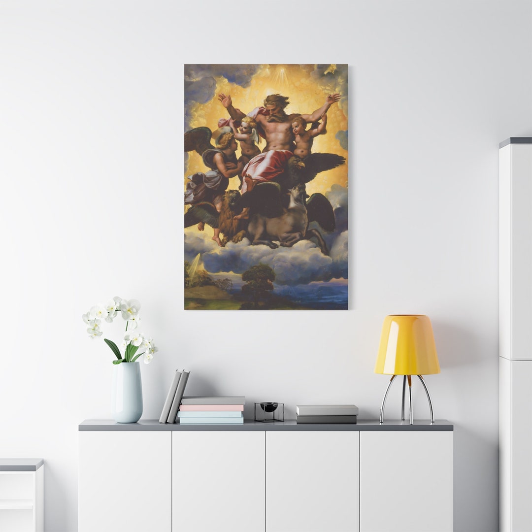 Ezekiel's Vision by Raphael Canvas High-quality Wall Art Painting Print ...
