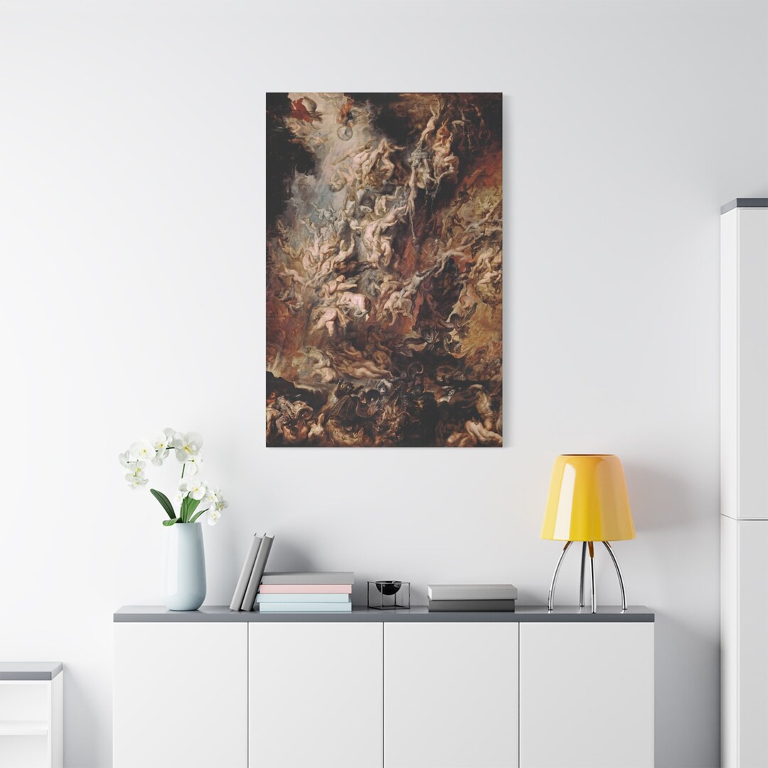 The Fall of the Damned by Peter Paul Rubens Canvas High-quality Wall ...