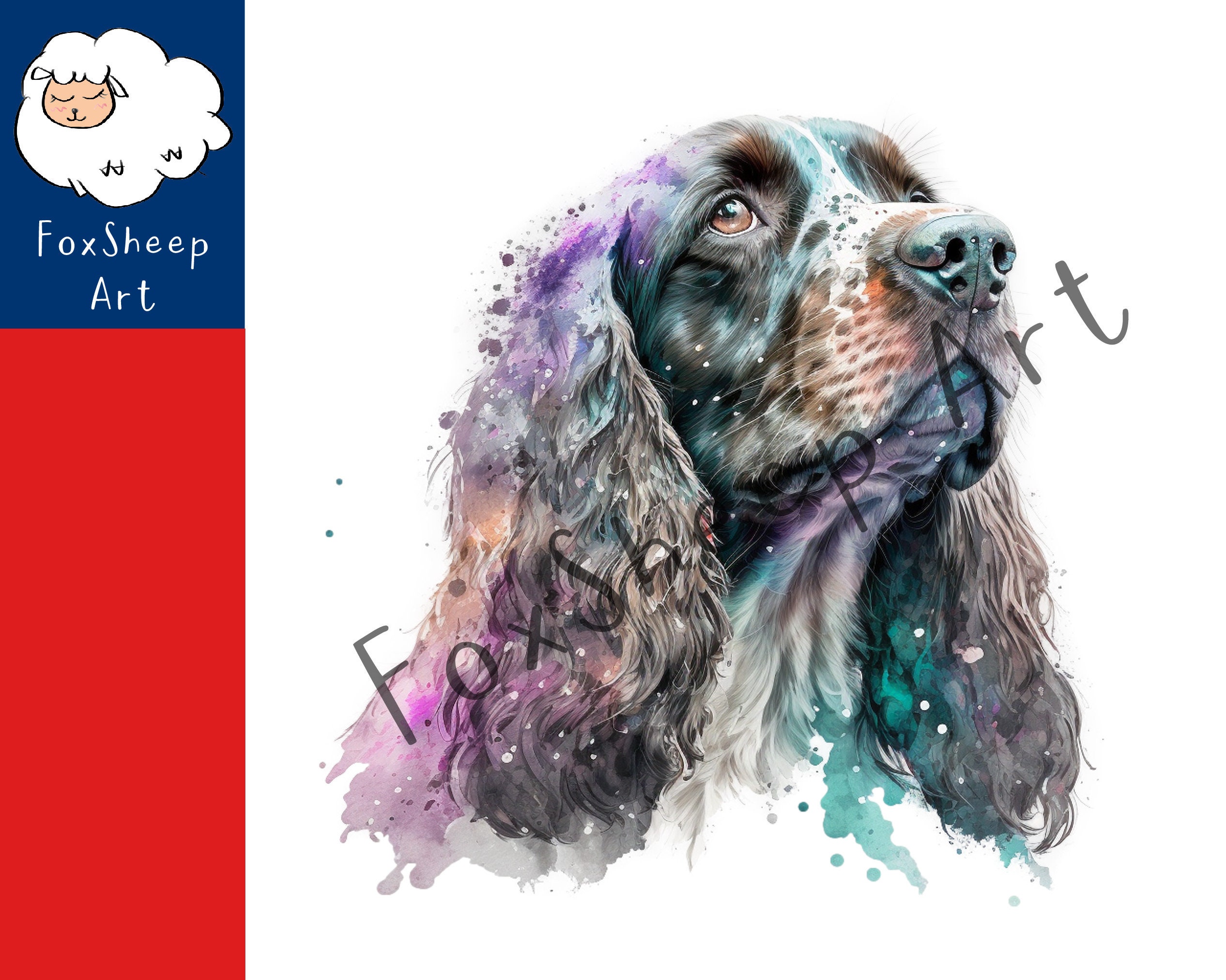 9 English Cocker Spaniel Dog Clipart High-quality PNG Image - Etsy