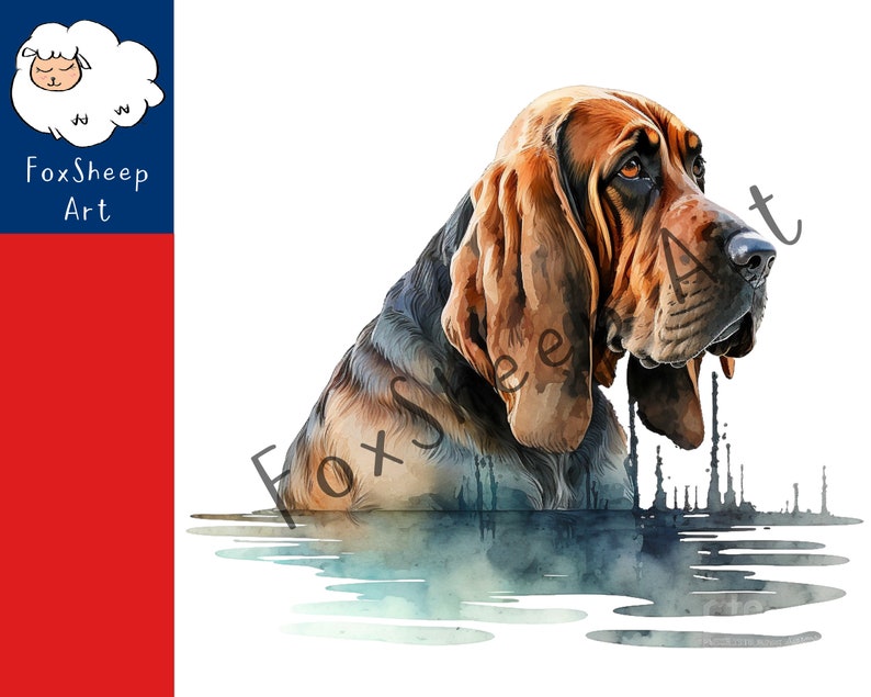 9 Bloodhound Dog Clipart High-quality PNG Image, Print, Paper, Art ...