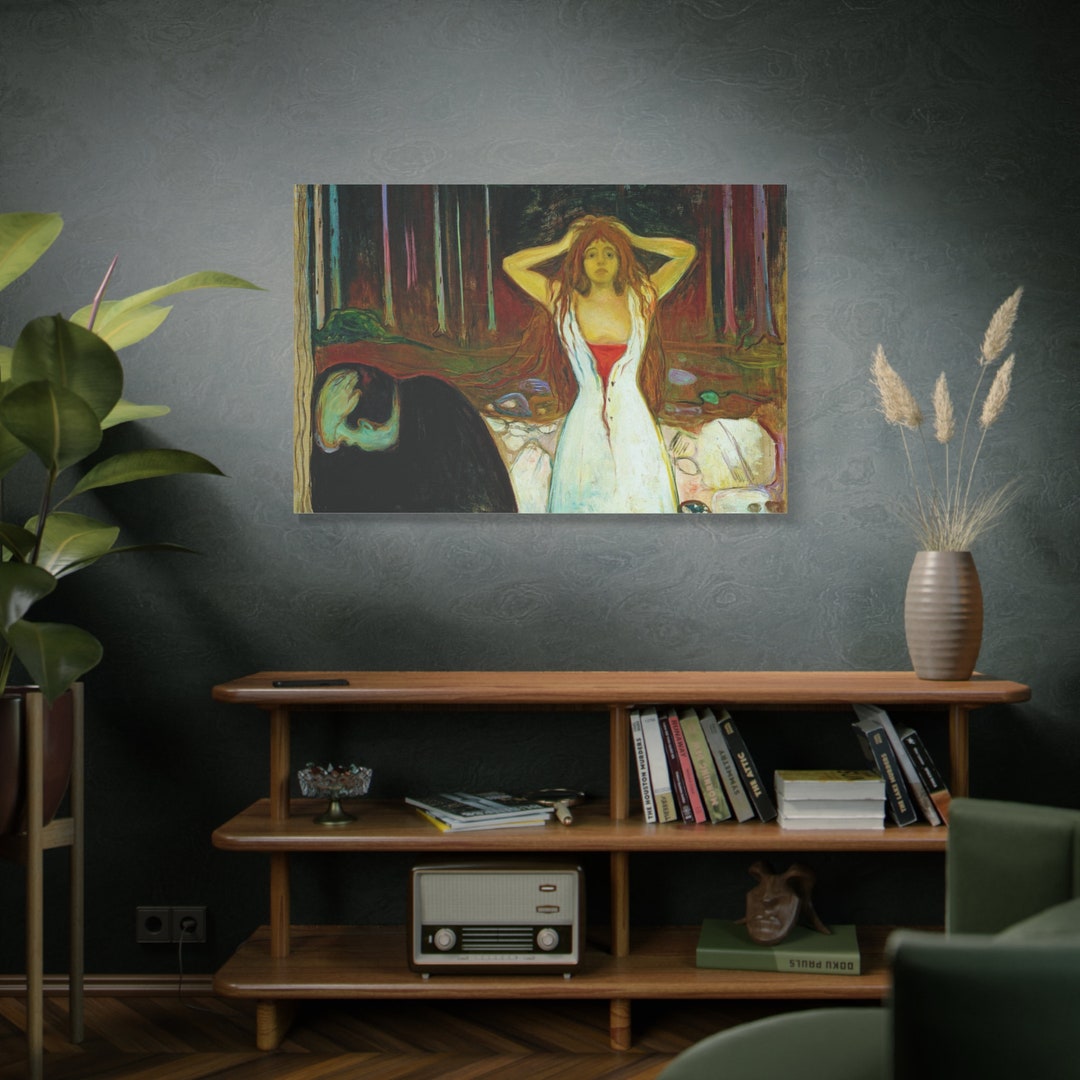 Ashes by Edvard Munch Canvas High-quality Wall Art Painting Print Home ...