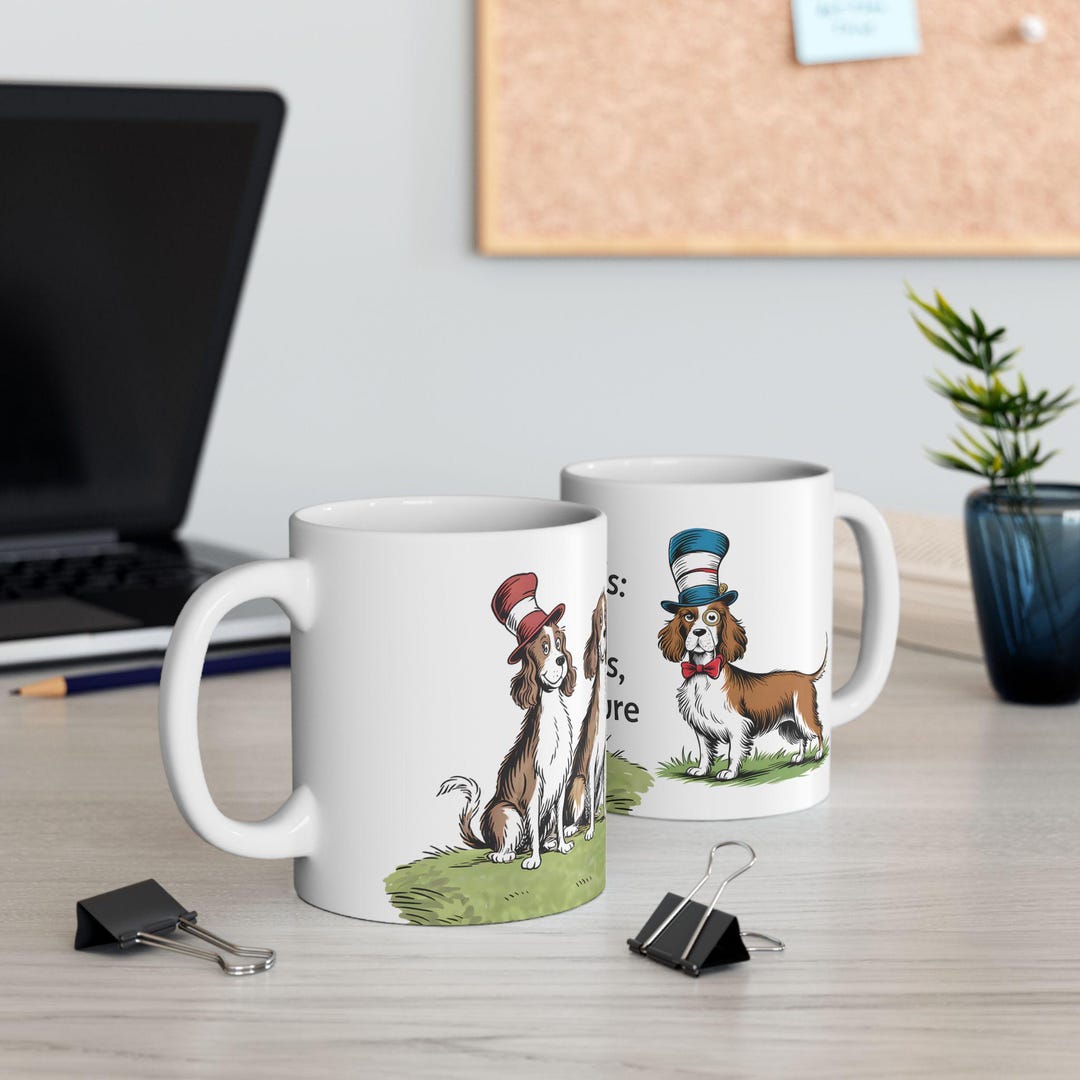 FIELD SPANIEL: Cute Field Spaniel on White Ceramic Coffee Mug Cup, Dog ...