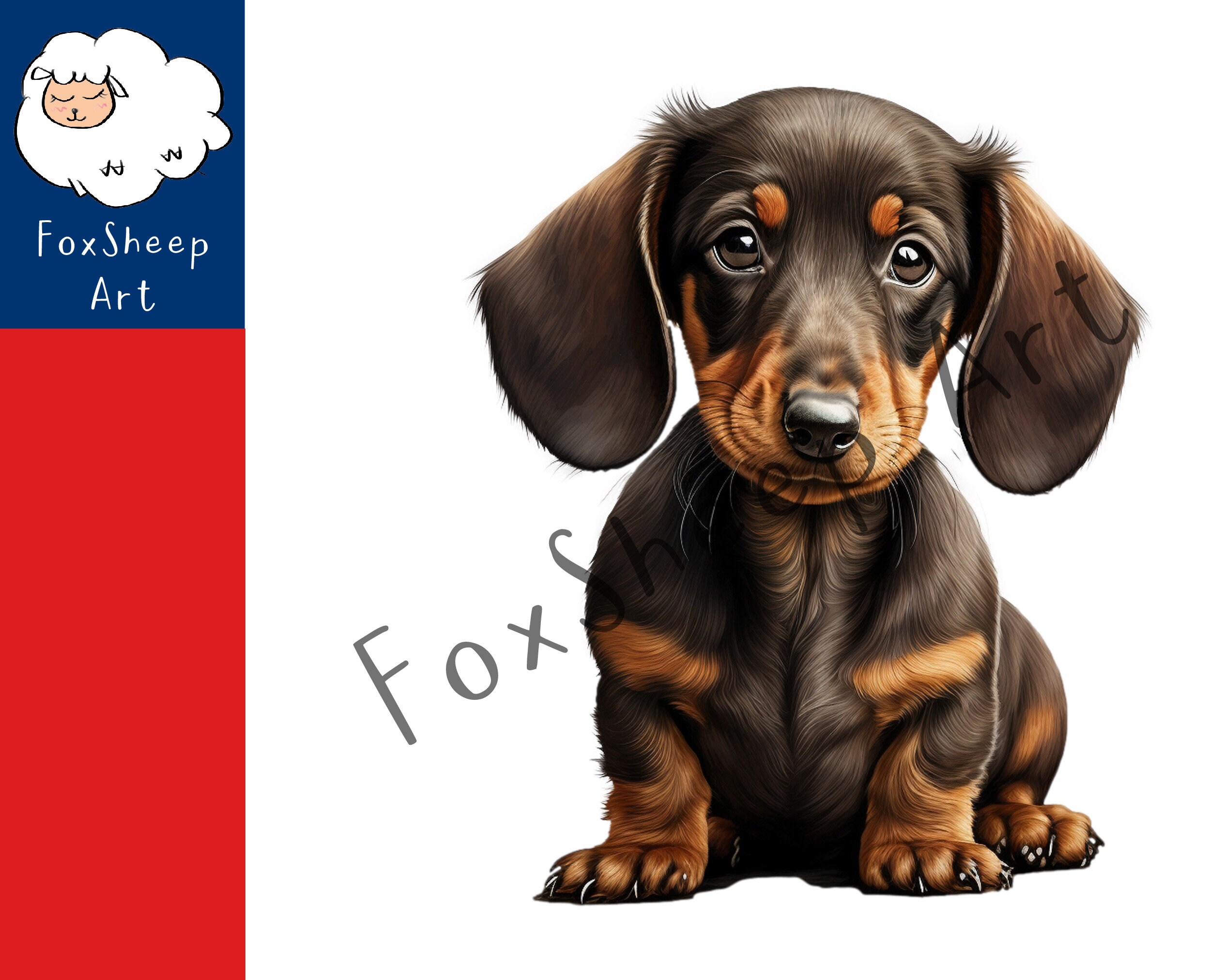 9 Dachshund Dog Clipart High-quality PNG Image, Print, Paper, Art ...