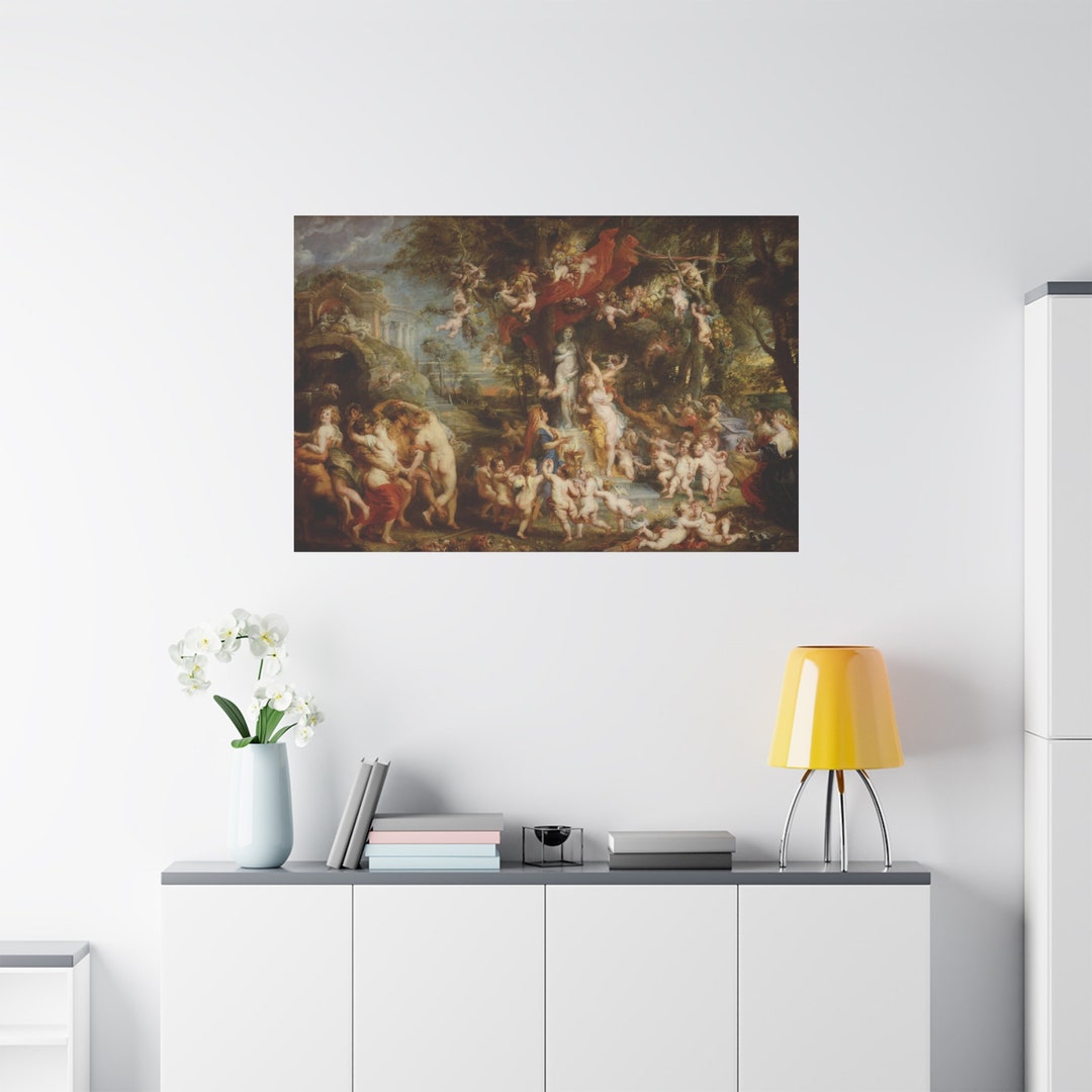 The Feast of Venus by Peter Paul Rubens Canvas High-quality Wall Art ...