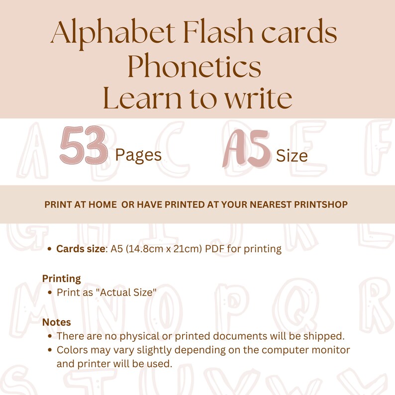 GREEK Alphabet Flashcards, Phonetics, Uppercase and Lowercase Letters ...