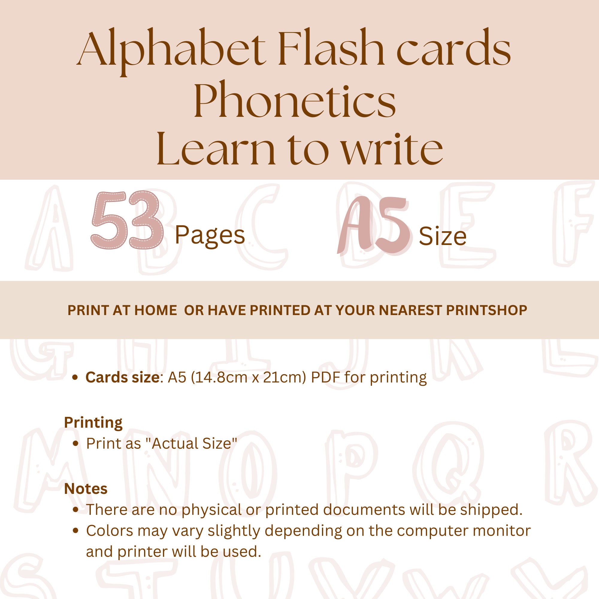 GREEK Alphabet Flashcards, Phonetics, Uppercase and Lowercase Letters ...