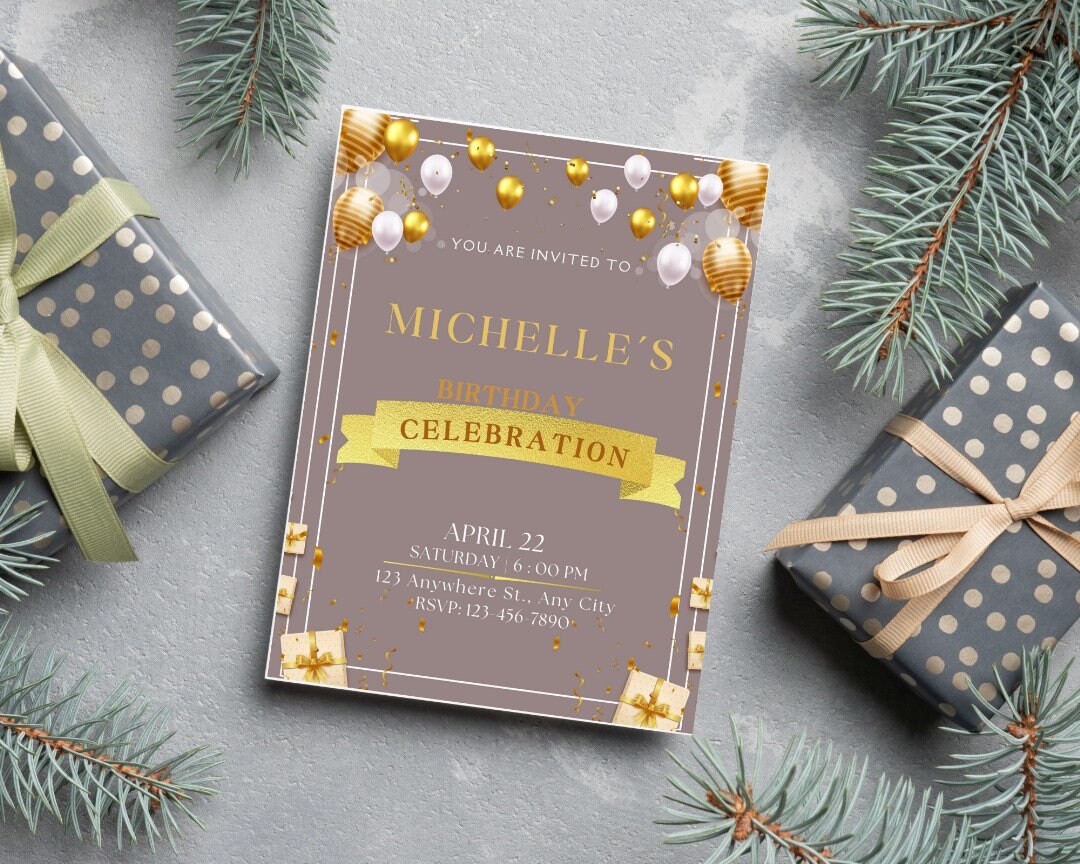 Customized Birthday Invitation Card: Create Lasting Memories With ...