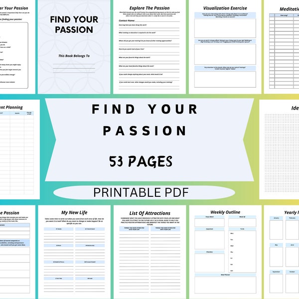 Passion Planner - Etsy