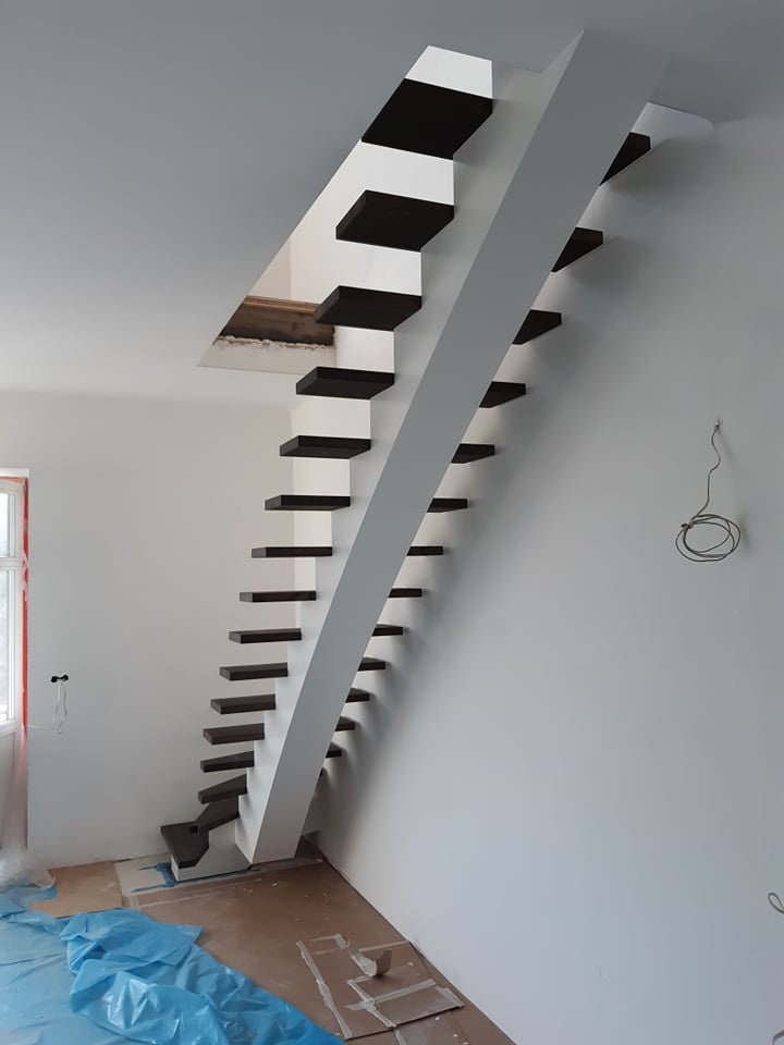 Modern Metal Staircase Custom Made Stairs - Etsy UK