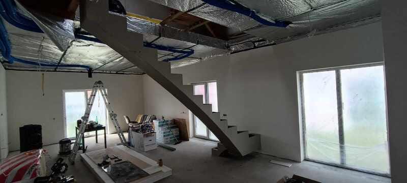 Modern Central Metal Stairway Base for Indoor Stairs - Etsy