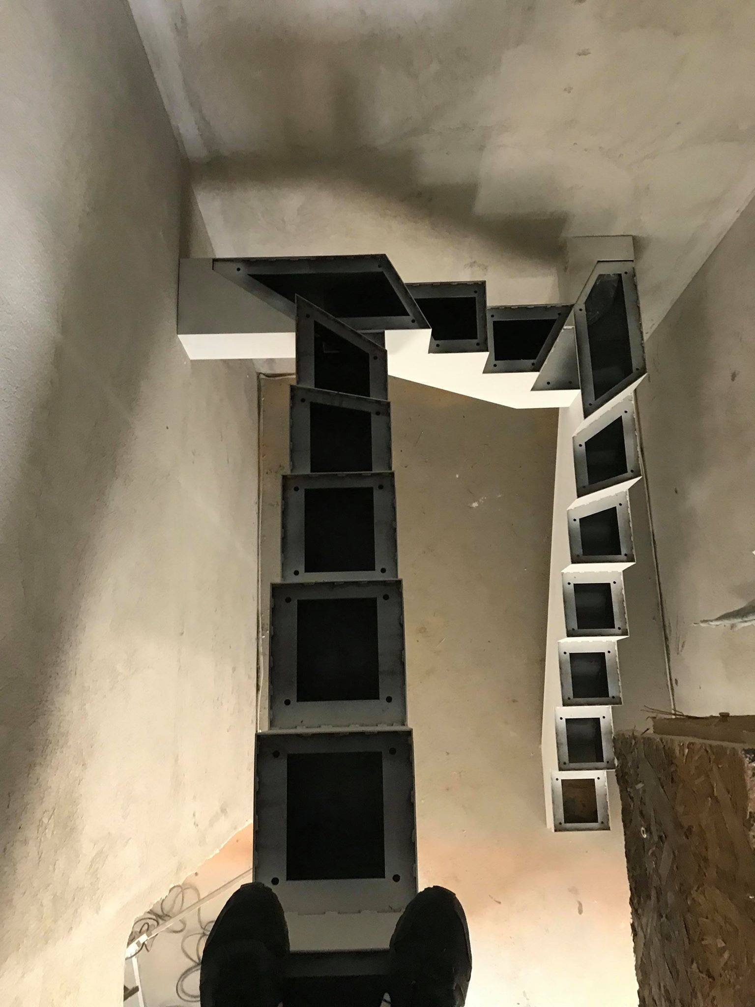 Modern Metal Staircase Custom Made Stairs - Etsy