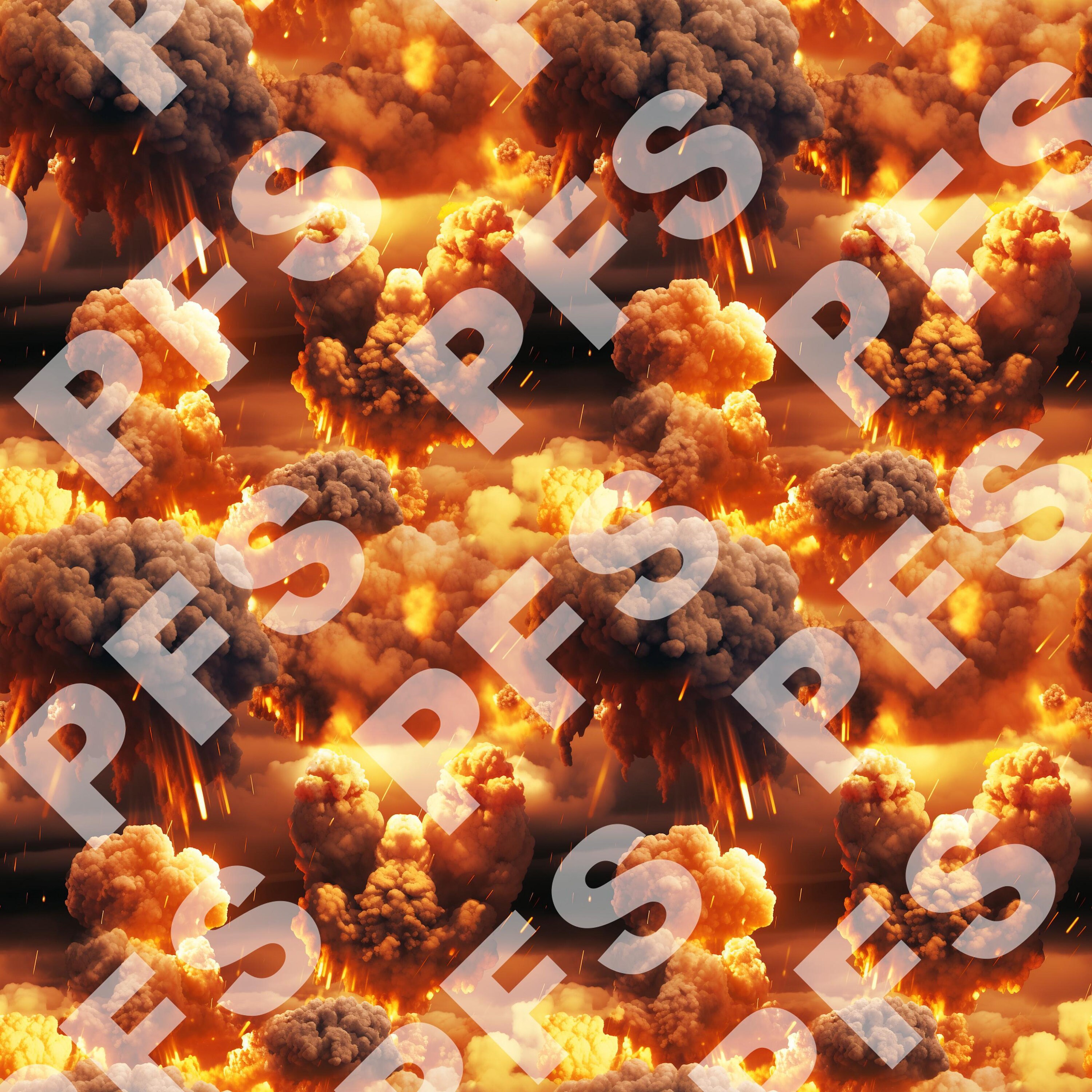 Atomic Bomb Explosions: 20 Digital Papers and Seamless - Etsy