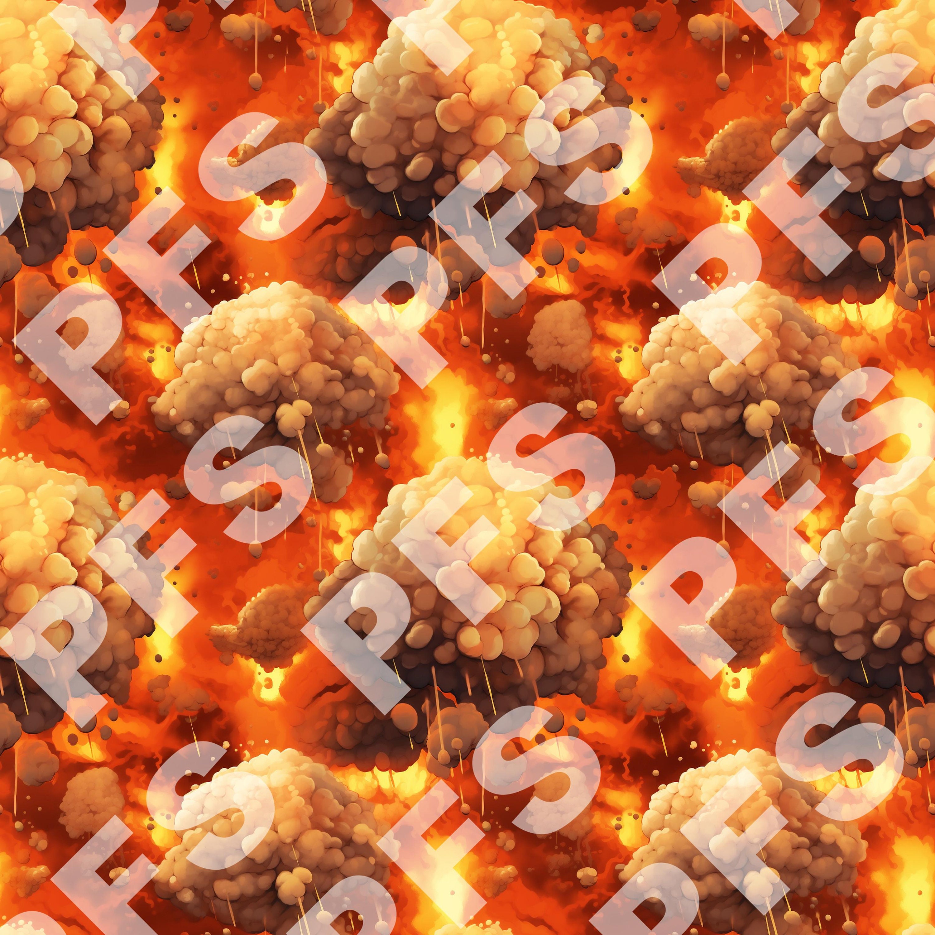 Atomic Bomb Explosions: 20 Digital Papers and Seamless - Etsy