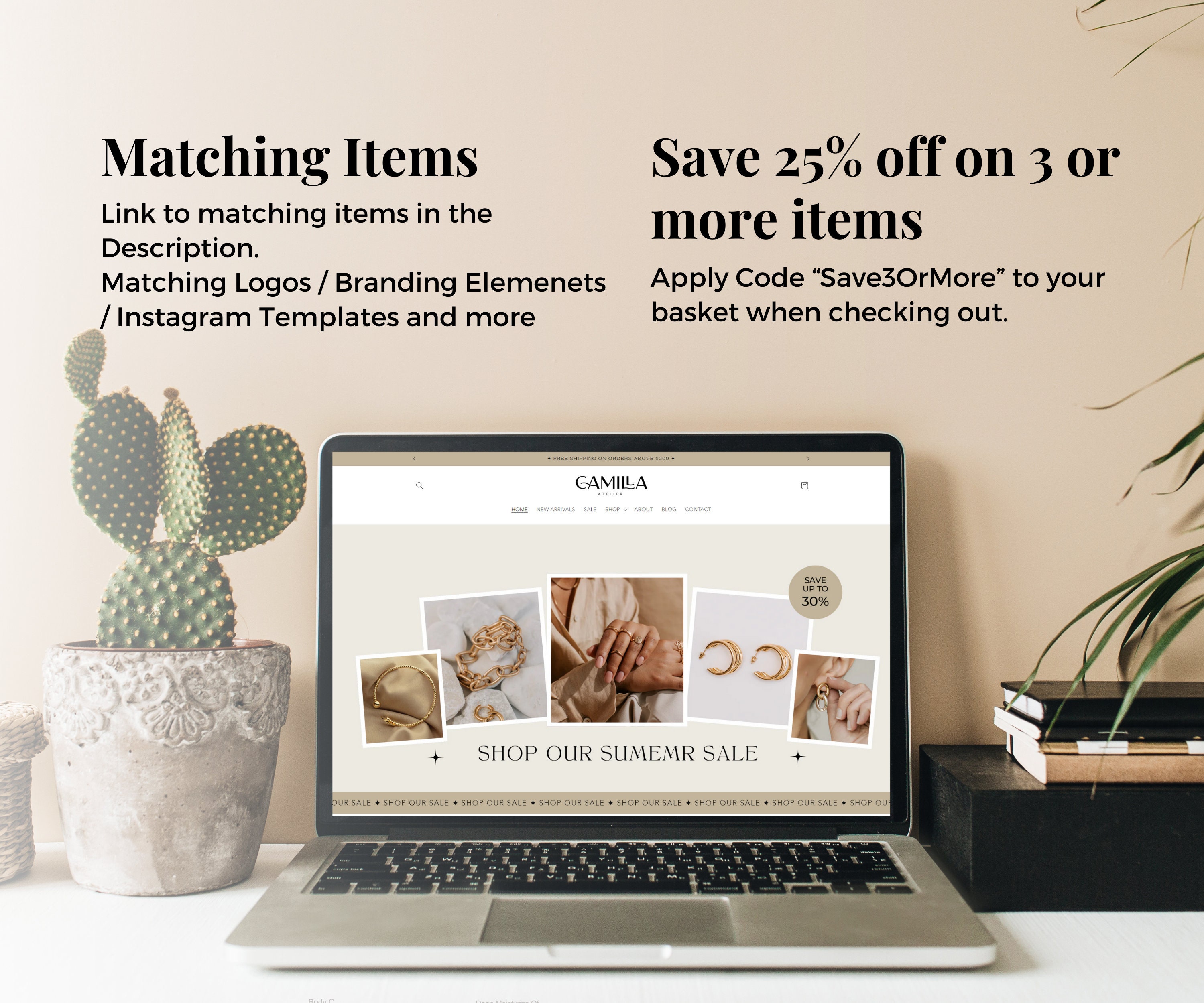 Minimalist Shopify Template - Skincare Cosmetic Shopify Website ...