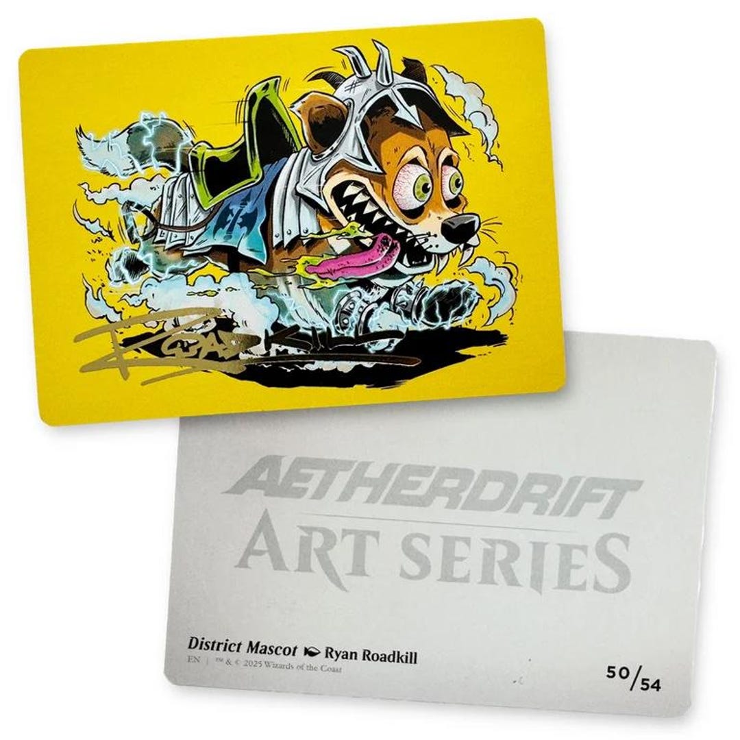 District Mascot - ARTISTS SERIES CARD - Etsy