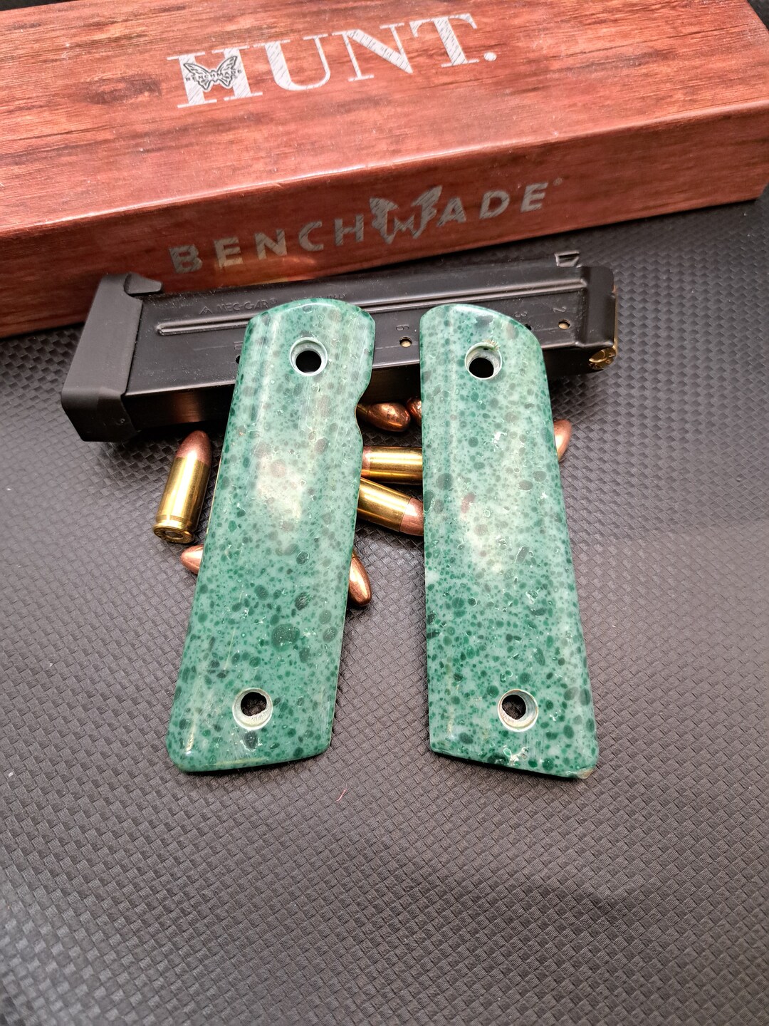 Solid Jade 1911 Grips Full Size & Commander - Etsy