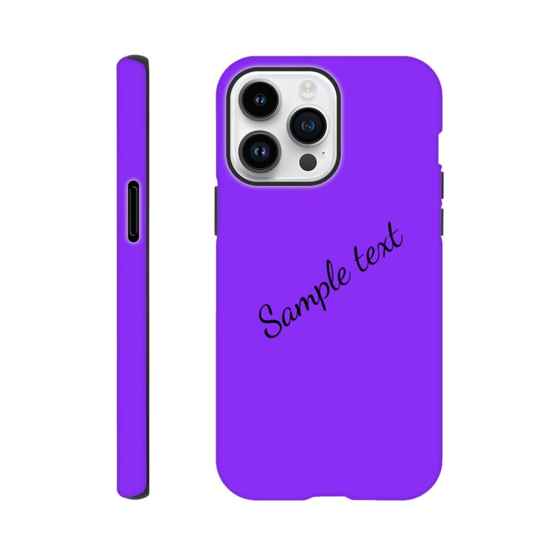 Personalised Purple Iphone/samsung Protective Phone Case,tough Mobile ...