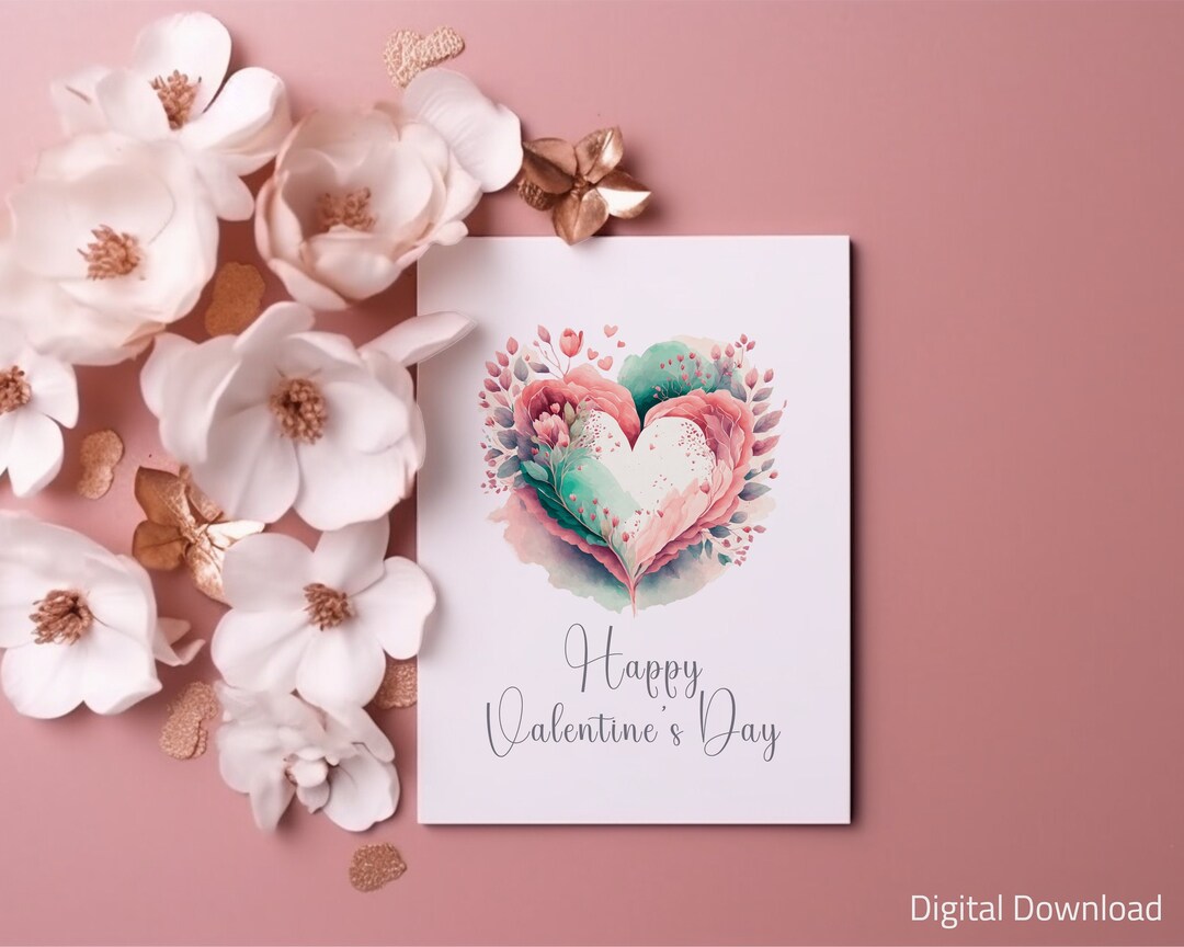 Digital Happy Valentines Day E-card, I Love You Card,anniversary Day ...