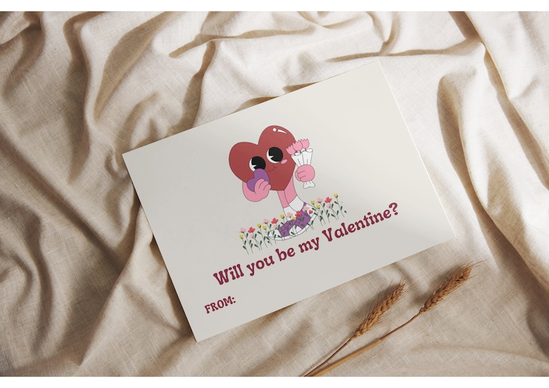 Retro Vintage Aesthetic Valentine's Day Cards - Nostalgic Love ...