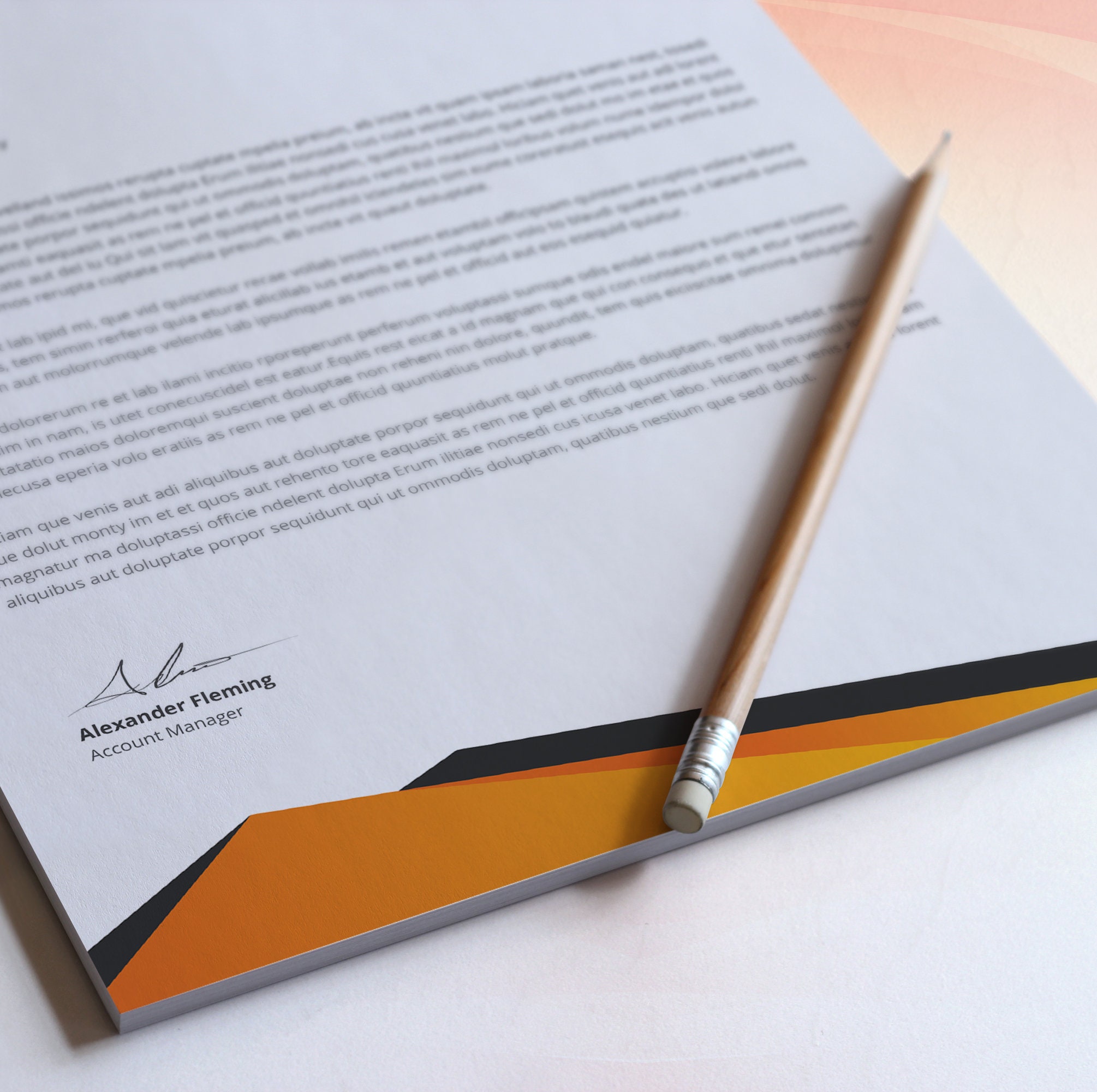 Business Letterhead Template: Modern Company Design (digital Download ...