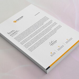Editable Business Letterhead Template: Canva, Word, Photoshop ...