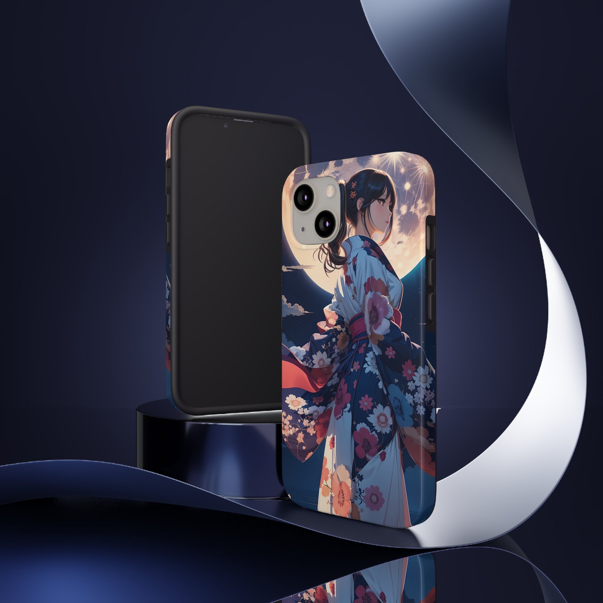 Anime Style Tough Phone Case, Cool Anime Style Phone Case, Vivid Design Phone Case, Colorful ...