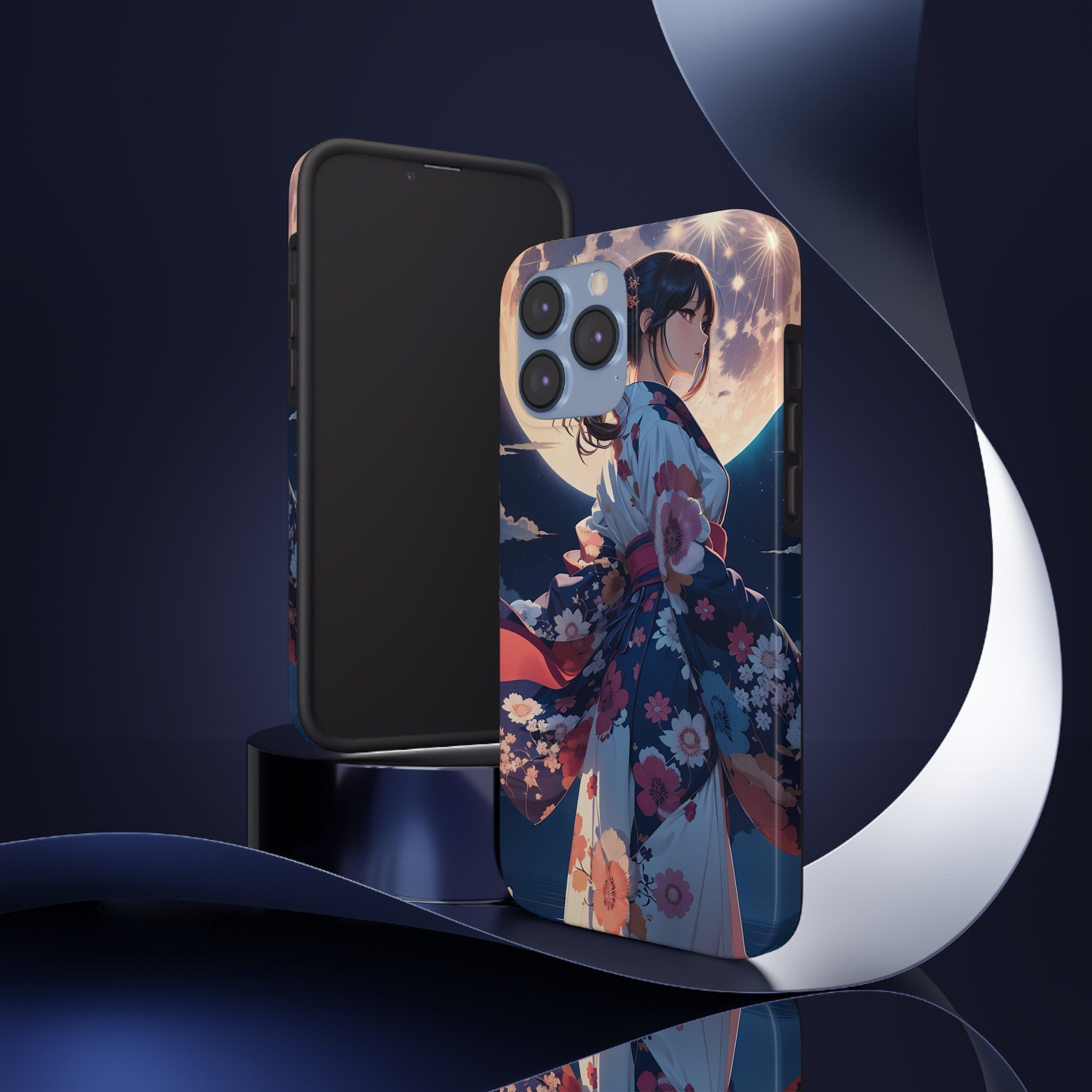 Anime Style Tough Phone Case, Cool Anime Style Phone Case, Vivid Design ...