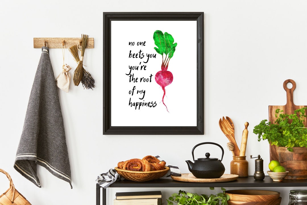 Printable Beetroot Wall Decor Collage Mix Media Home - Etsy
