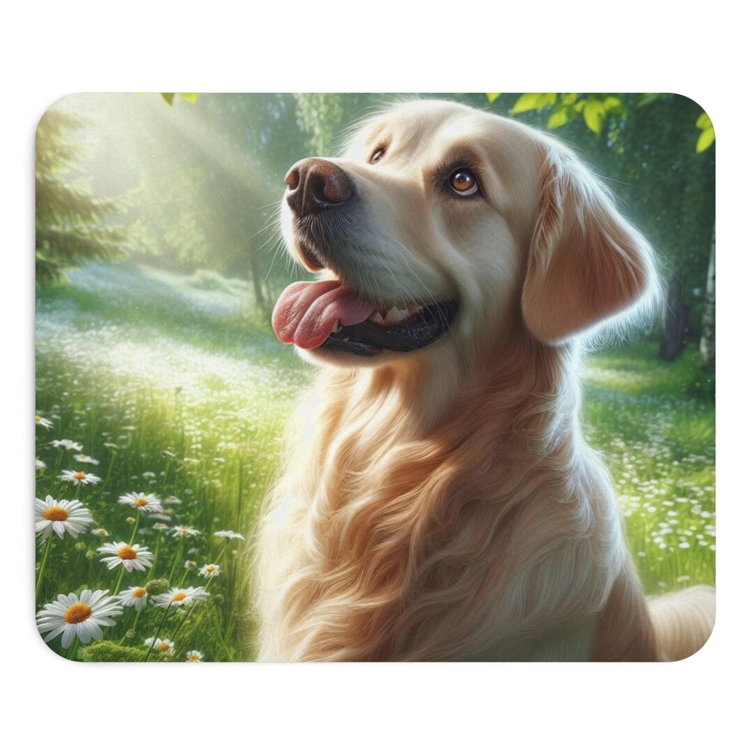 Golden Retriever --mouse Pad (EU) - Etsy