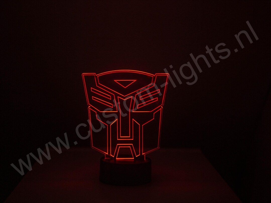 Transformer Optimus Prime Autobots Decepticon LED Night Light Desk ...