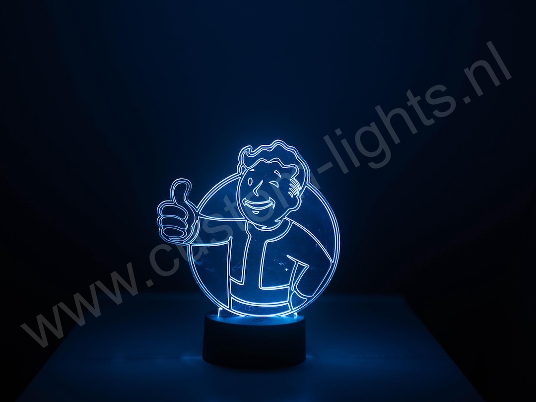 Fallout Fallout Guy Pip Fault Boy LED Night Light Desk Light 16 Colors ...