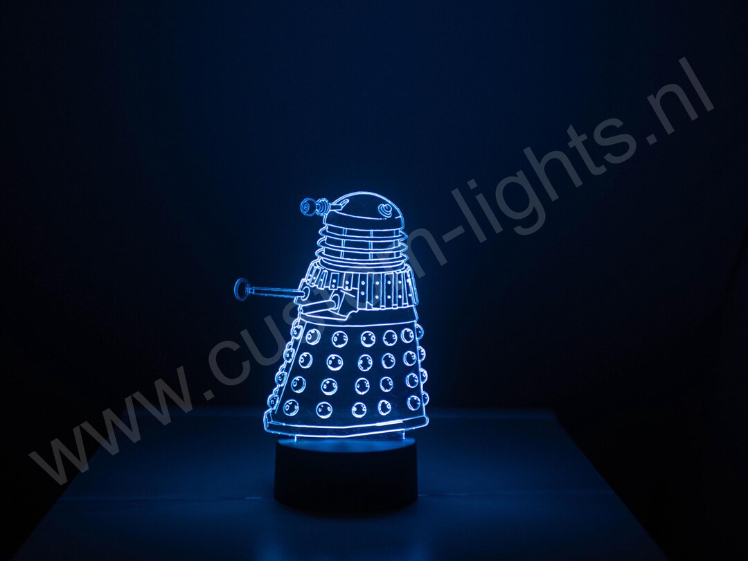 DR WHO Doctor Who Dalek Robot LED Night Light Desk Light 16 Colors - Etsy
