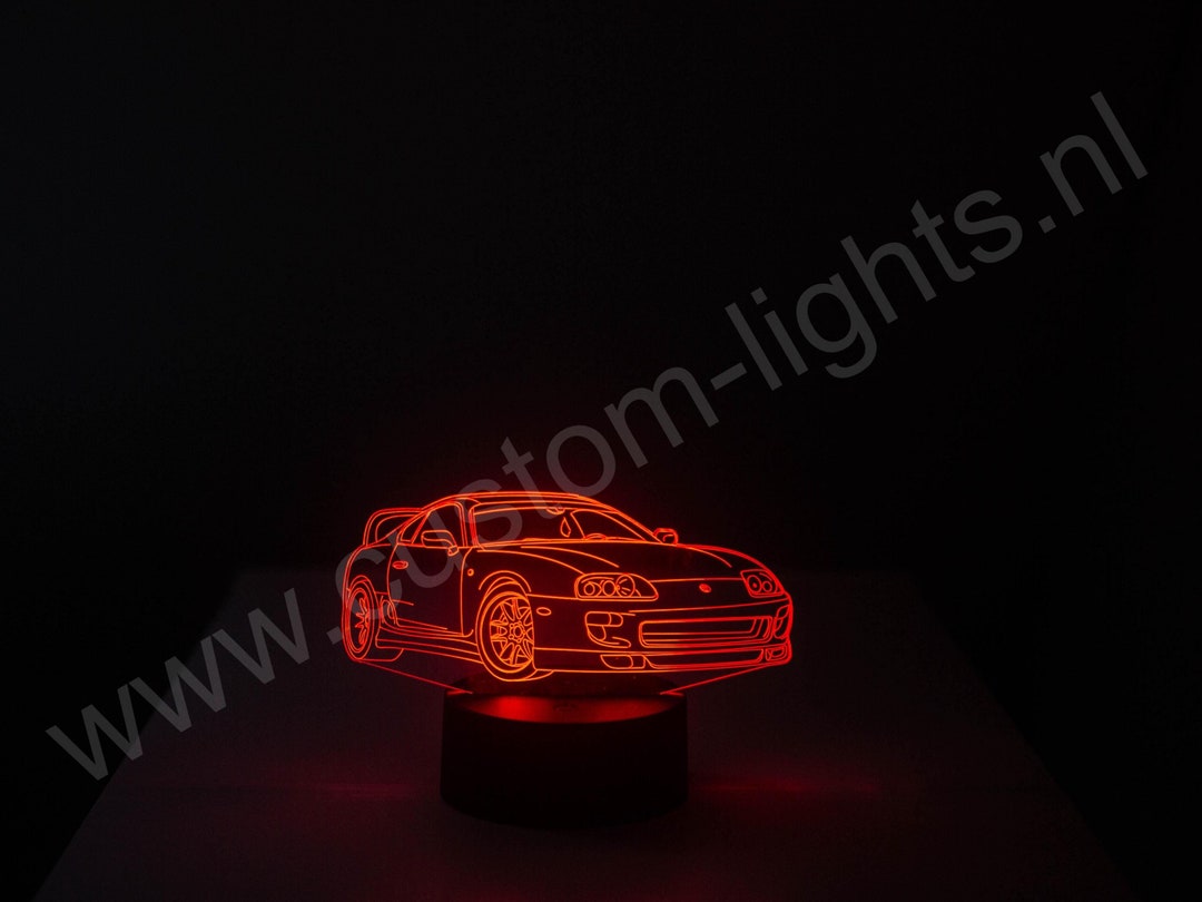 LED Night Light Desk Light Toyota Supra Mk3 Mk4 Fast and Furious 16 ...