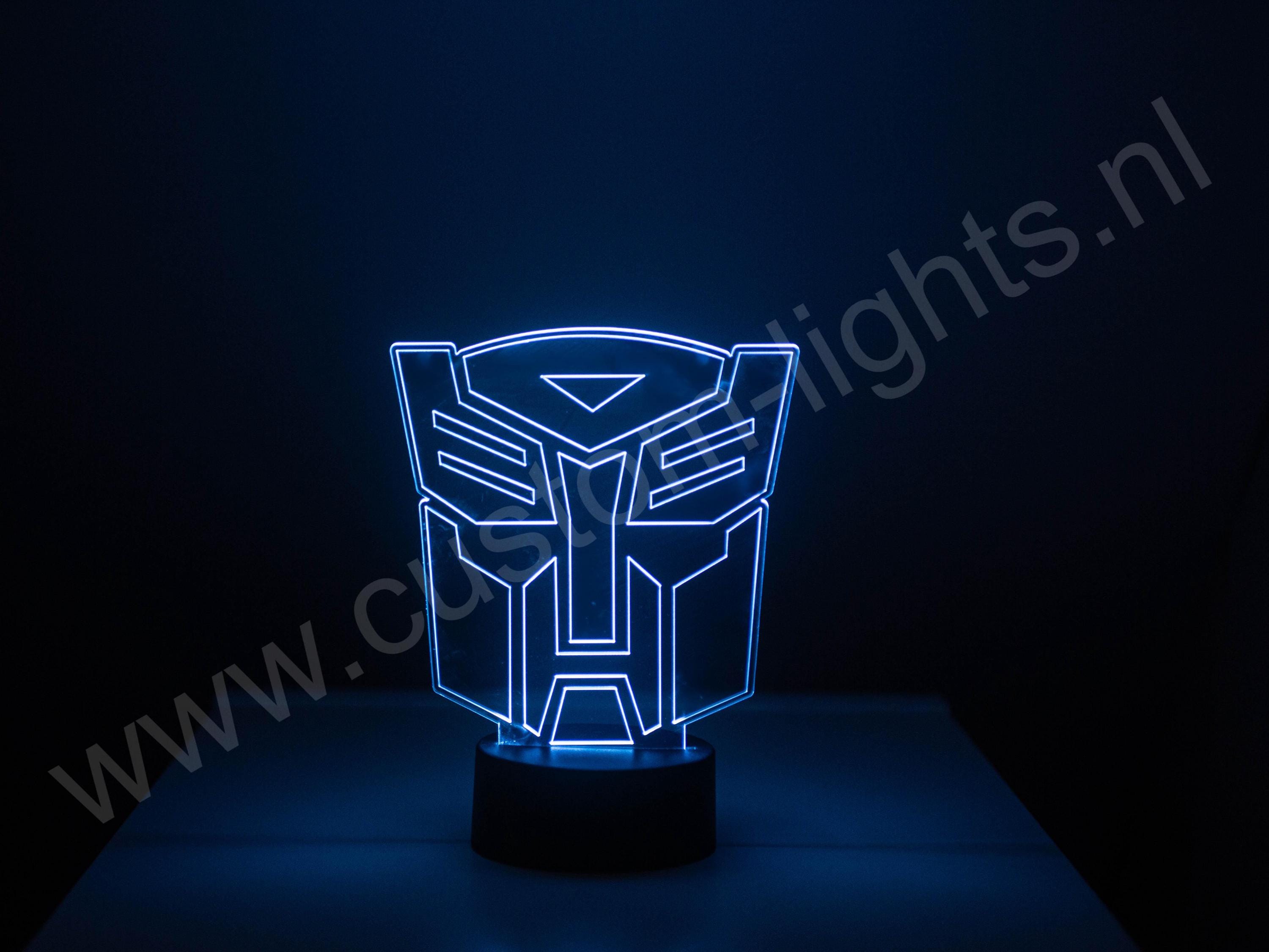 Transformer Optimus Prime Autobots Decepticon LED Night Light Desk ...