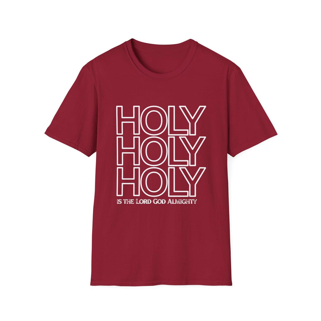 Holy Holy Holy Christian T-shirt Unisex, Religious Tee, Christian ...
