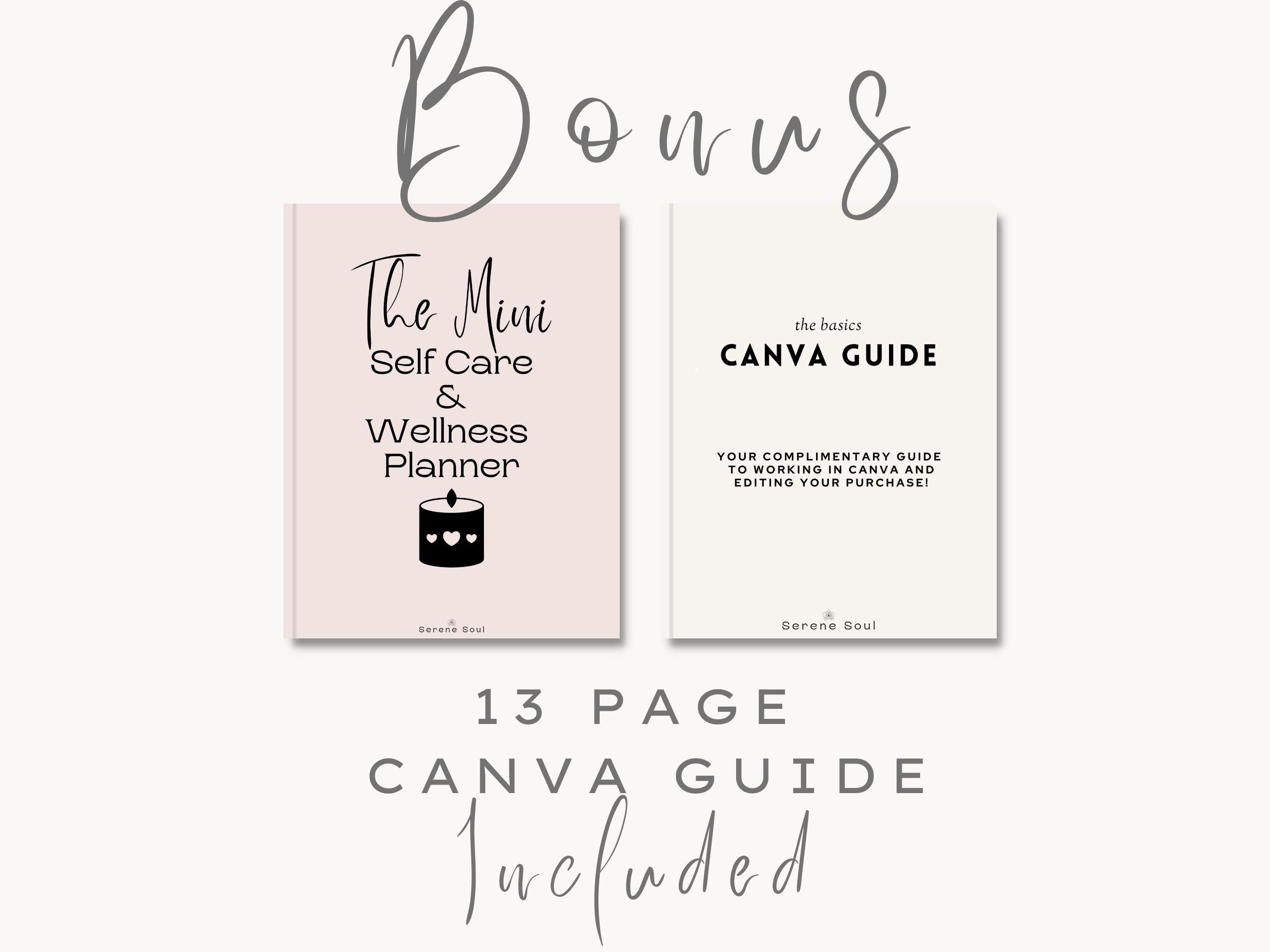 Self Care Planner Undated Printable Mindfulness Checklist, Wellness ...