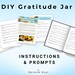 Gratitude Jar Printable Prompts, DIY Gratitude Jar, Gratitude Prompts ...