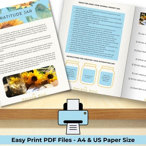 Gratitude Jar Printable Prompts, DIY Gratitude Jar, Gratitude Prompts ...